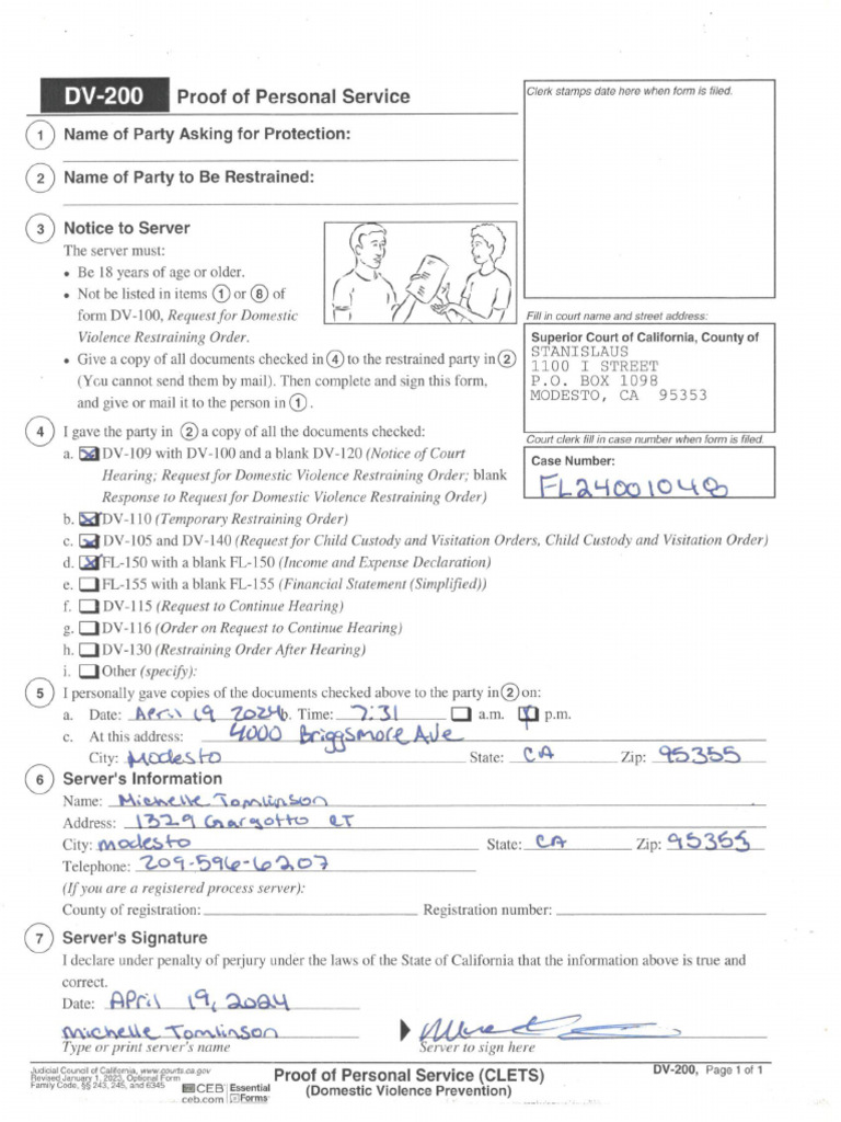Proof of Service | PDF