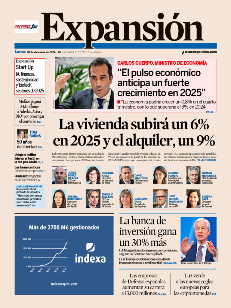 Diario Expansion Ed Nacional 30-12-2024 | PDF | España | JPMorgan Chase