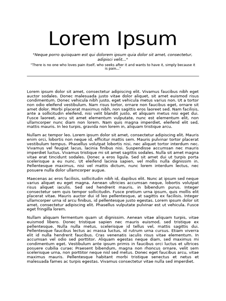 Lorem Ipsum2 | PDF