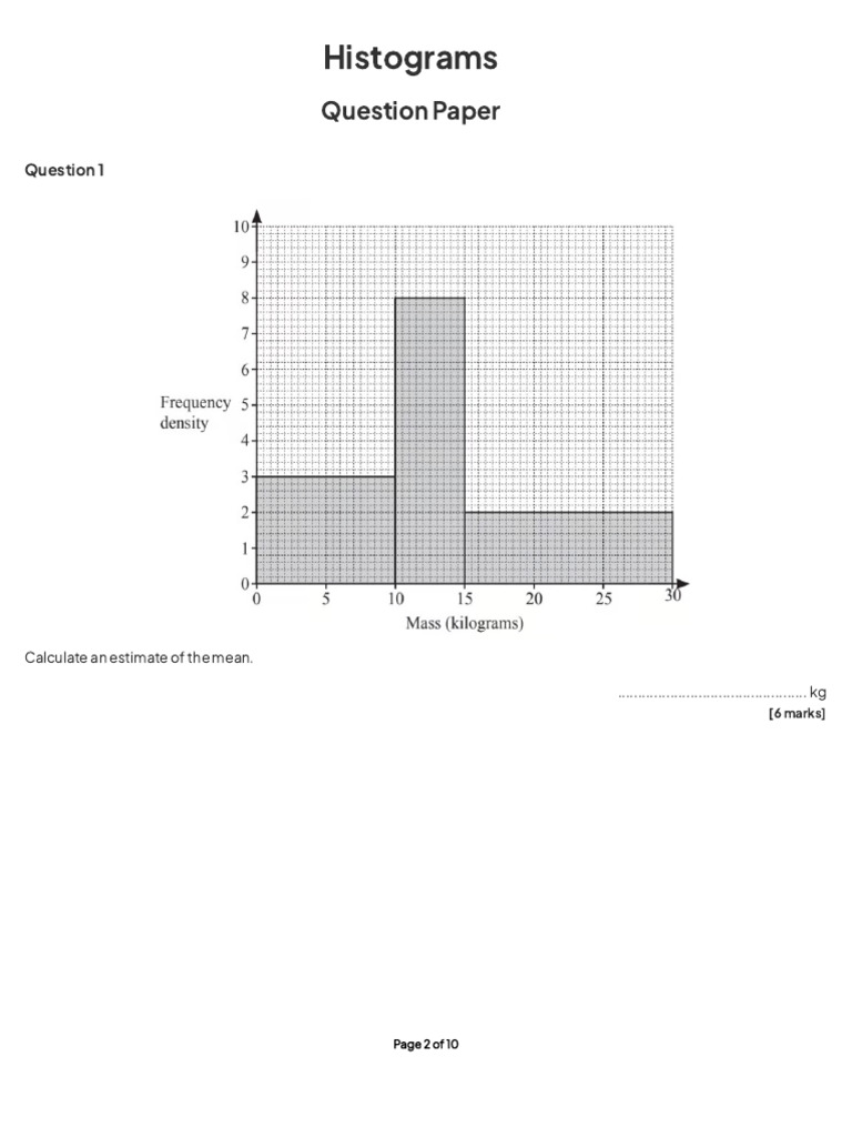 Histogram 2 | PDF | Histogram