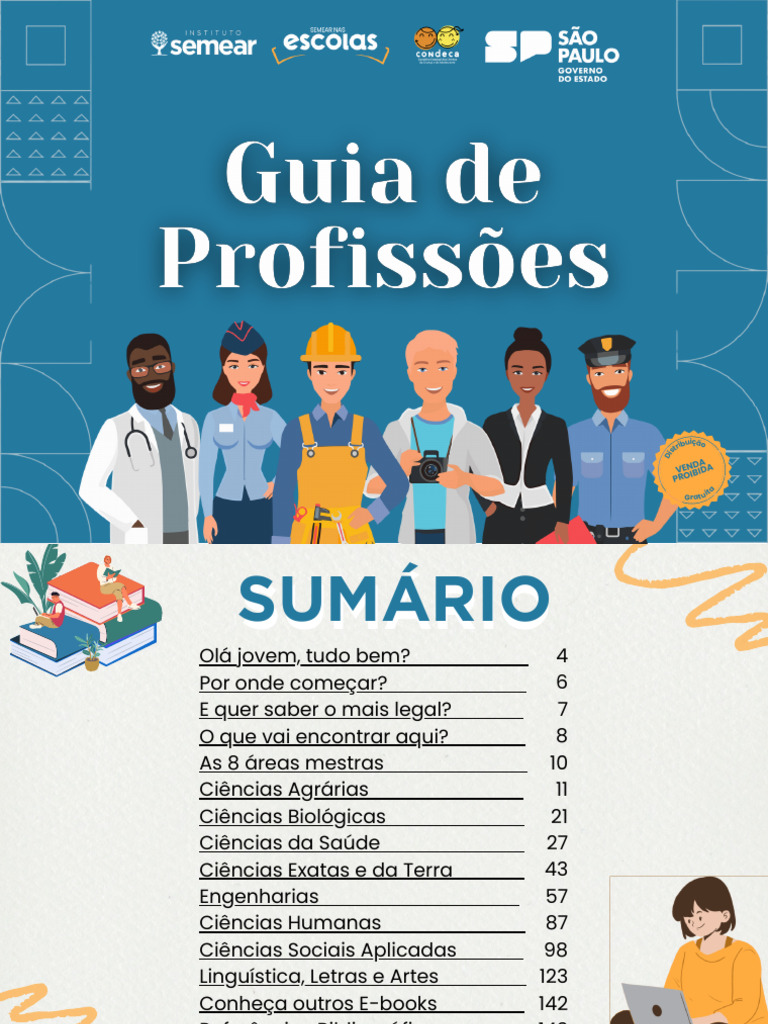 Guia De Profissões Pdf Bioquímica Química
