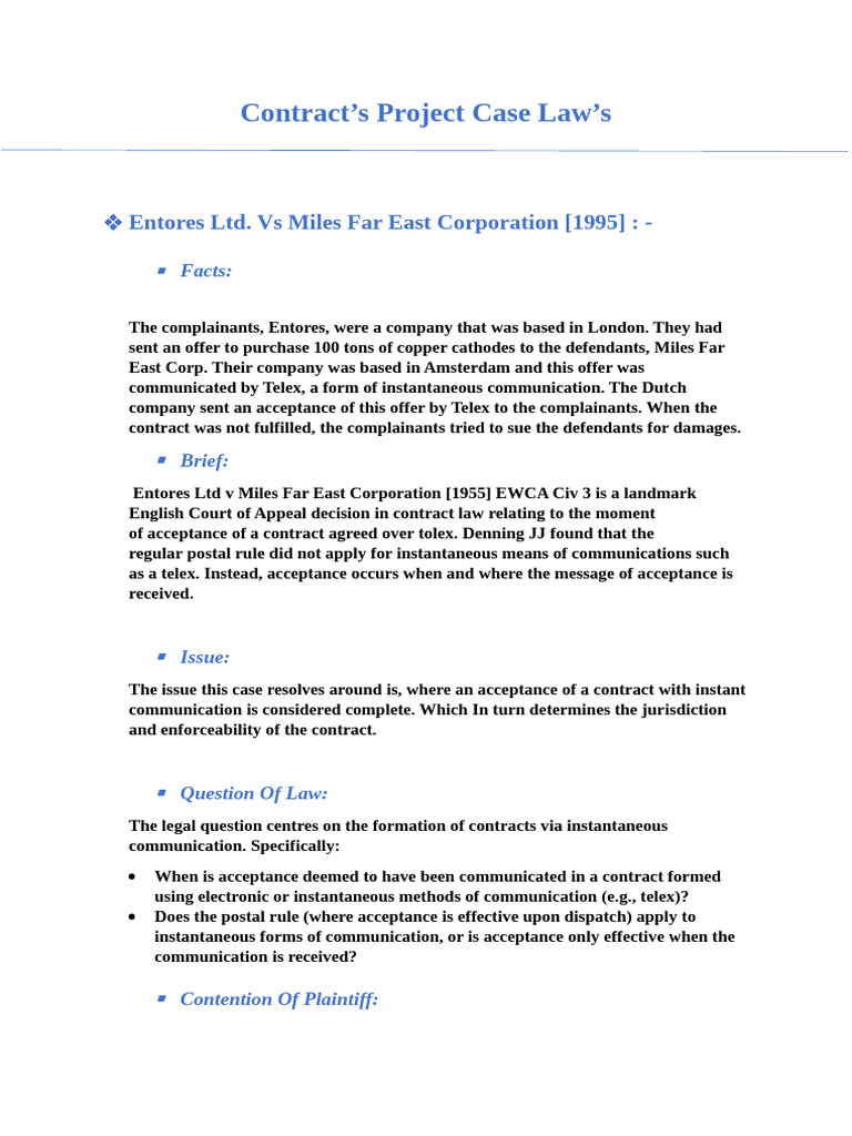 Law Of Contract (2) | PDF | Law Of Obligations | Civil Law (Legal System)