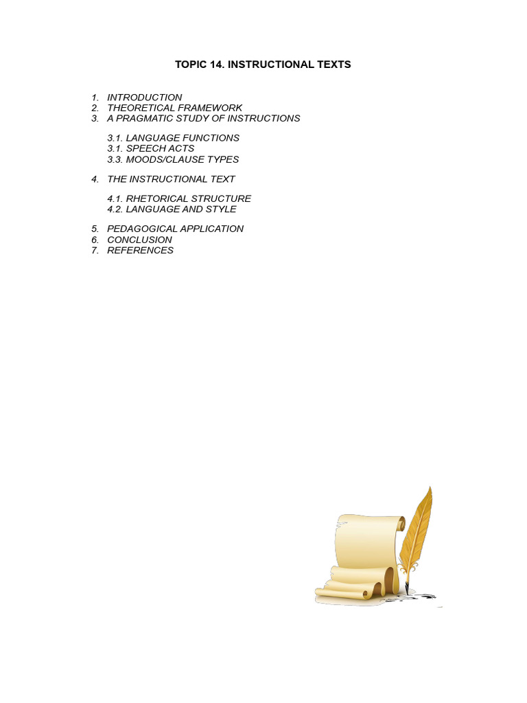 INSTRUCTIONAL TEXTS | PDF | Linguistics | Human Communication