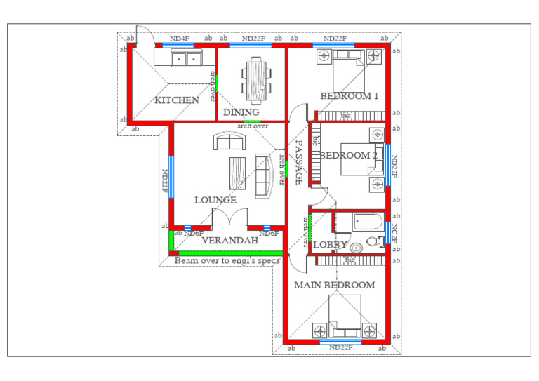 Payback House Plan2-Layout111 | PDF