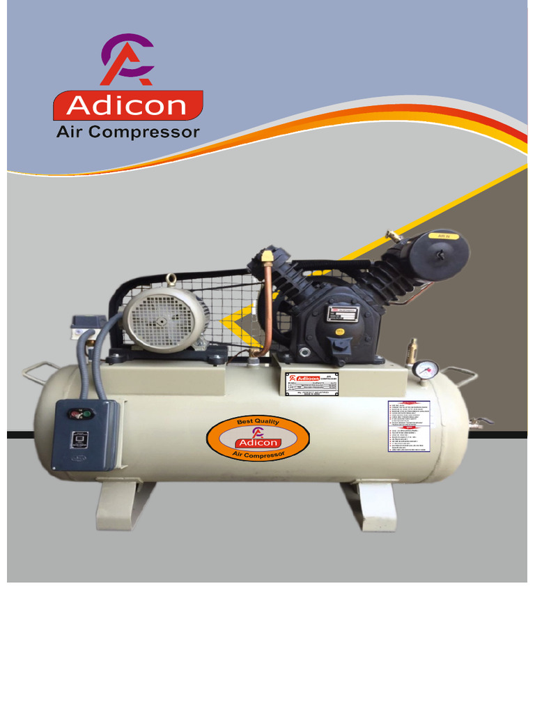 Adicon Air Compressors Guide | PDF