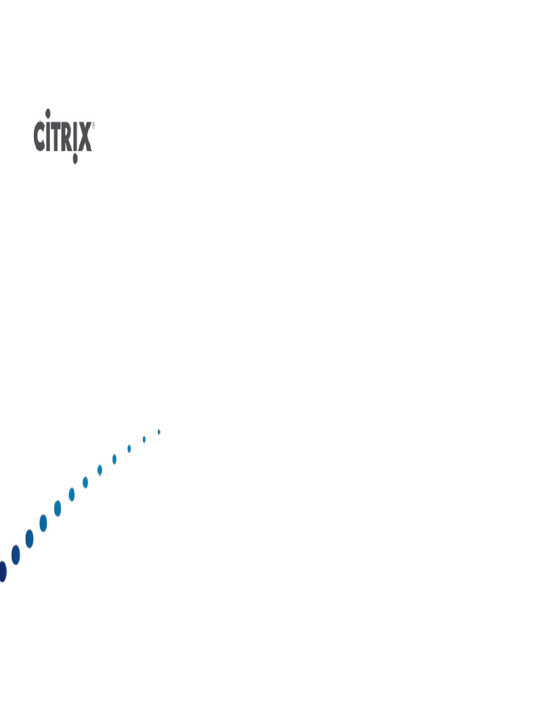 Citrix NetScaler: Secure App Delivery | PDF | Distributed Computing ...