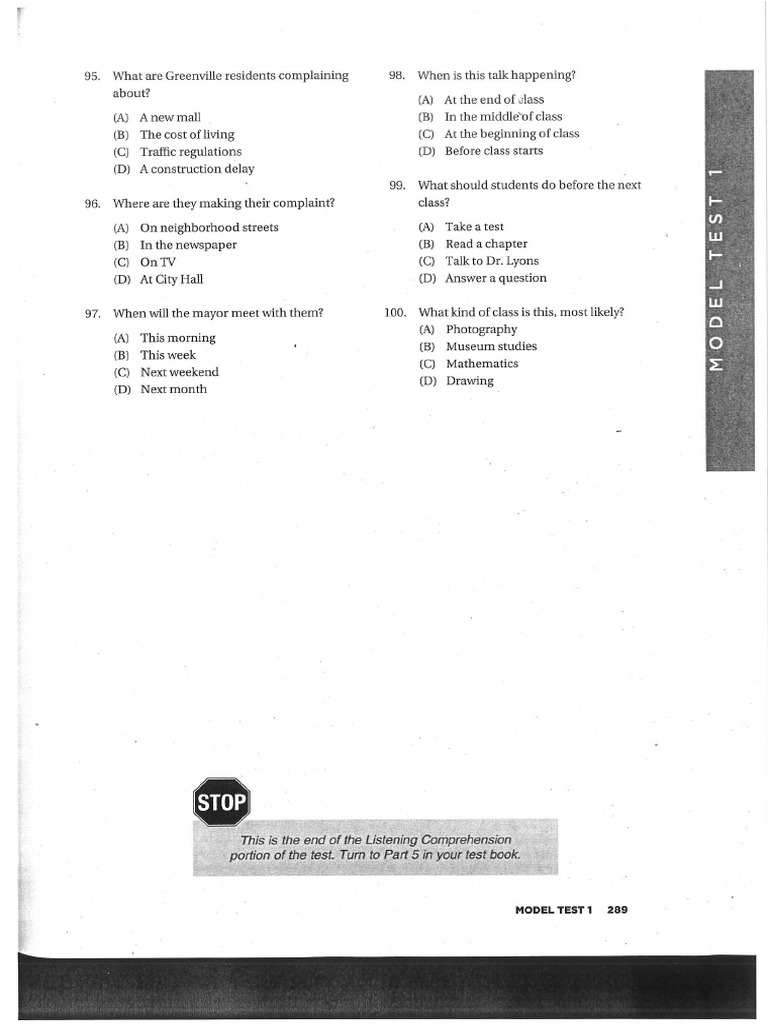 2- TOEIC PREPARATION Reading Part 5 & 6 (4) | PDF