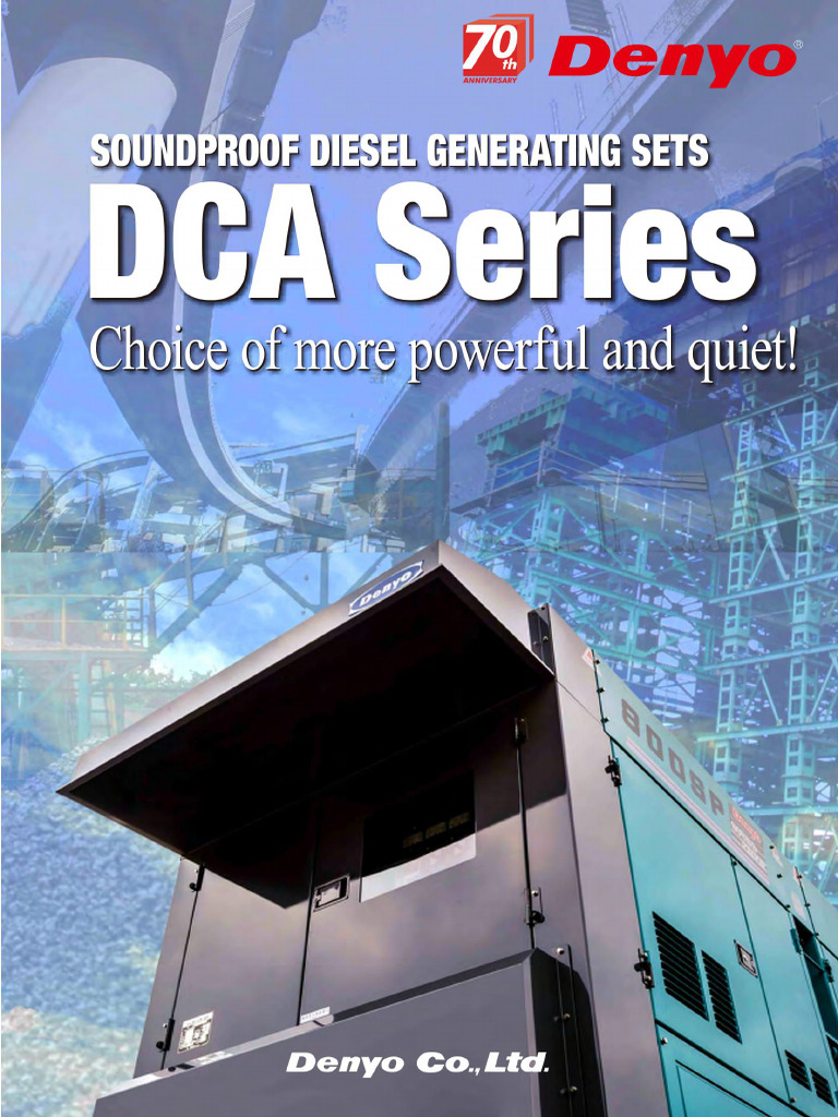 Denyo DCA Series Brochure 1 | PDF