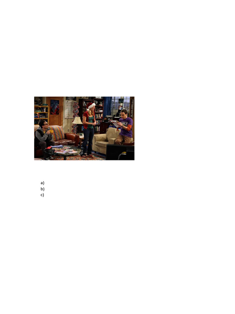 "Sheldon Receives Penny's Gift" | PDF