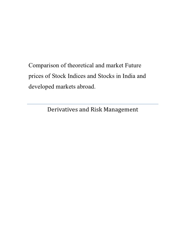 Derivatives and Risk Management | PDF