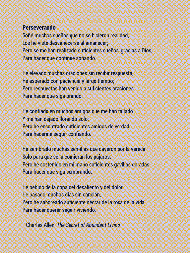 Persever an Do | PDF