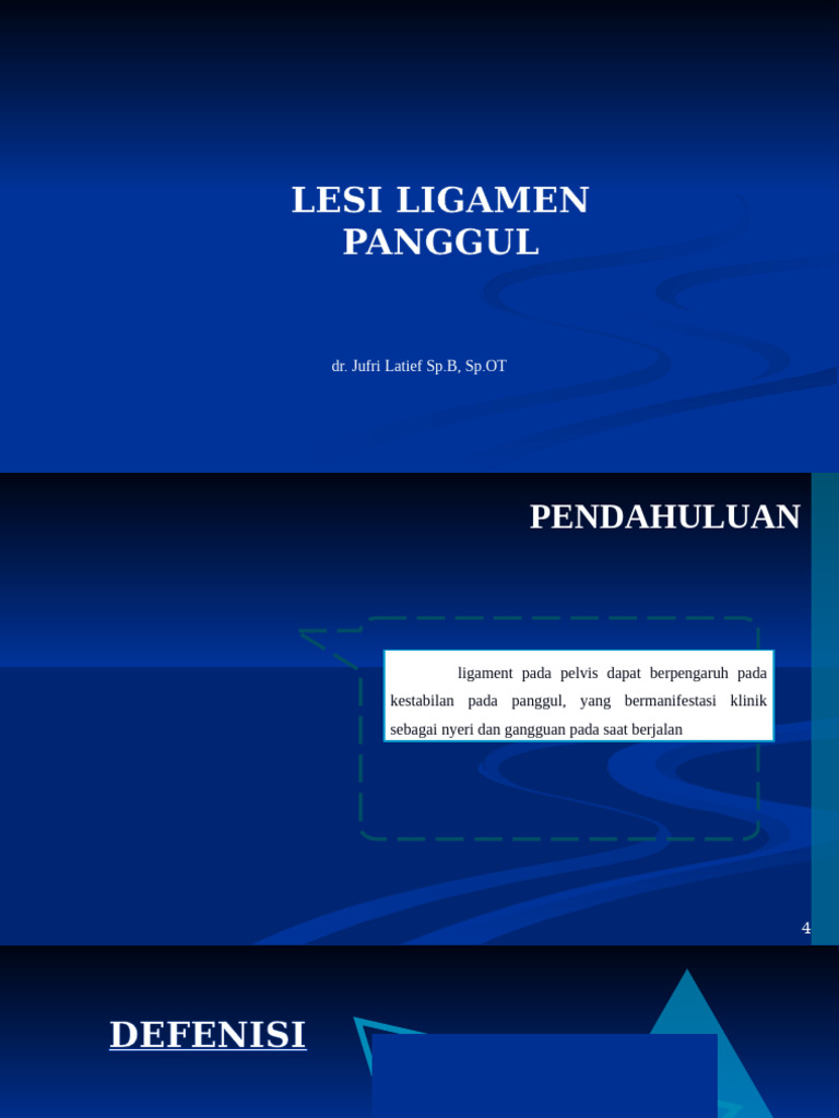 Lesi Lig. Hip | PDF