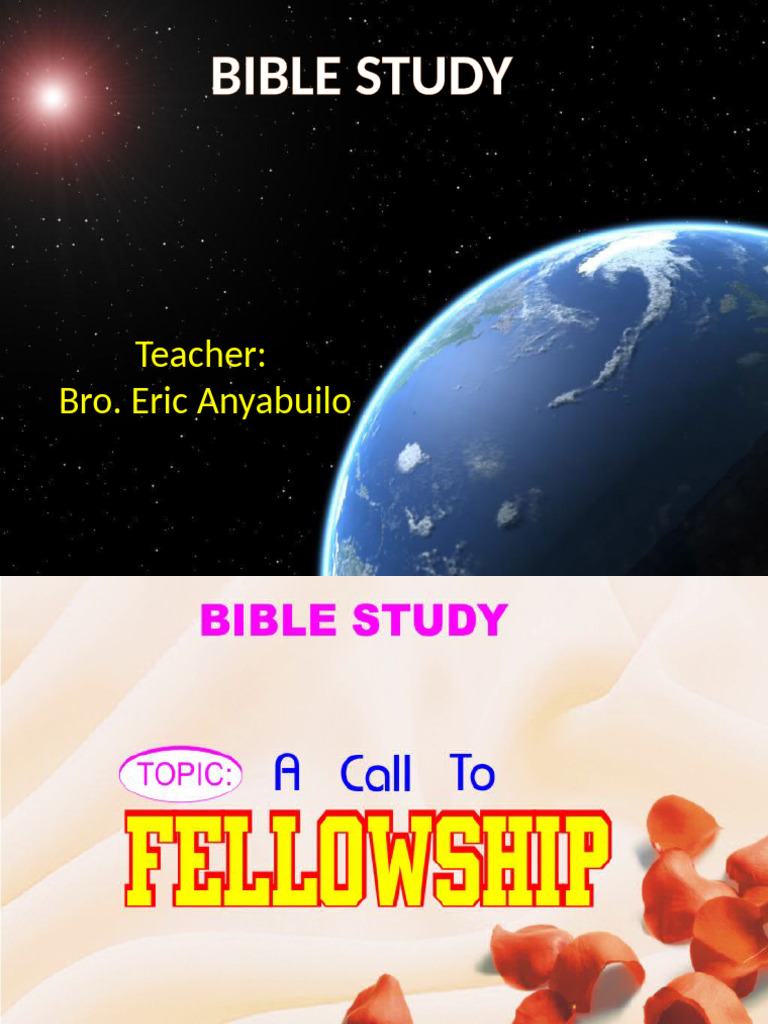 A Callto Fellowship | PDF
