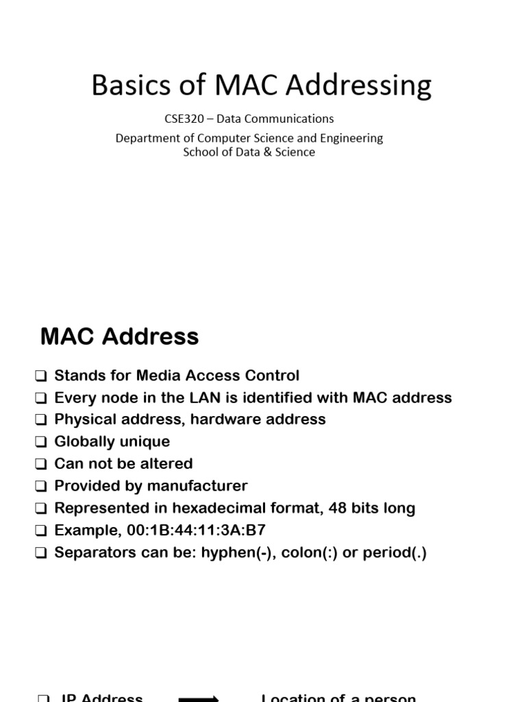 2.2MAC Address | PDF