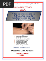 Adm. Medicamentos Vía Intradérmica | PDF | Inyección (medicina ...