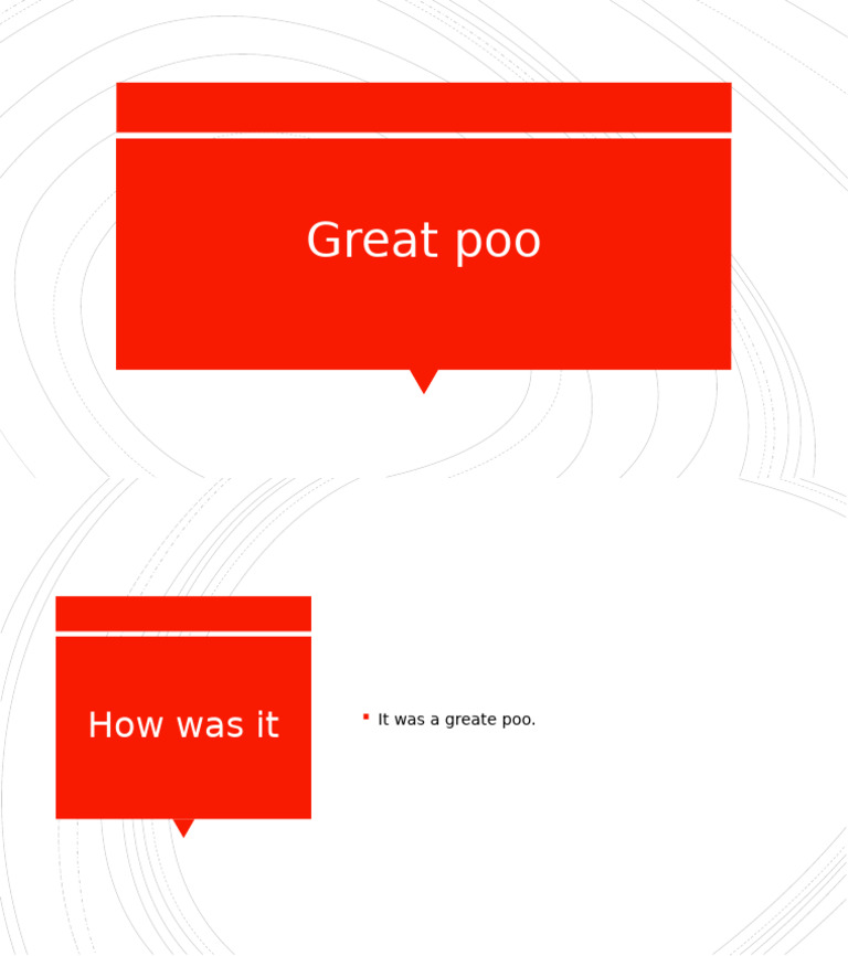 Great Poo | PDF