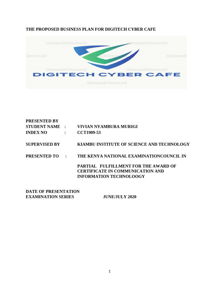 DIGITECH CYBER CAFE | PDF | Banks | Working Capital