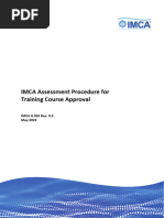 IMCA Guidance Document Overview | PDF | Underwater Diving