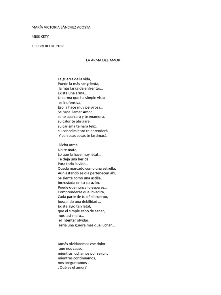 Poema 2 | PDF