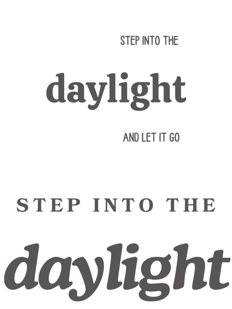 Daylight | PDF