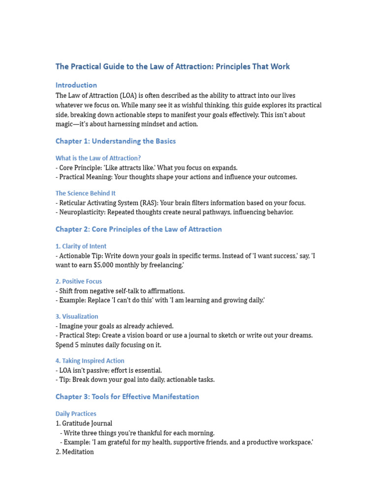 Amazing | PDF | Law Of Attraction (New Thought) | Thought