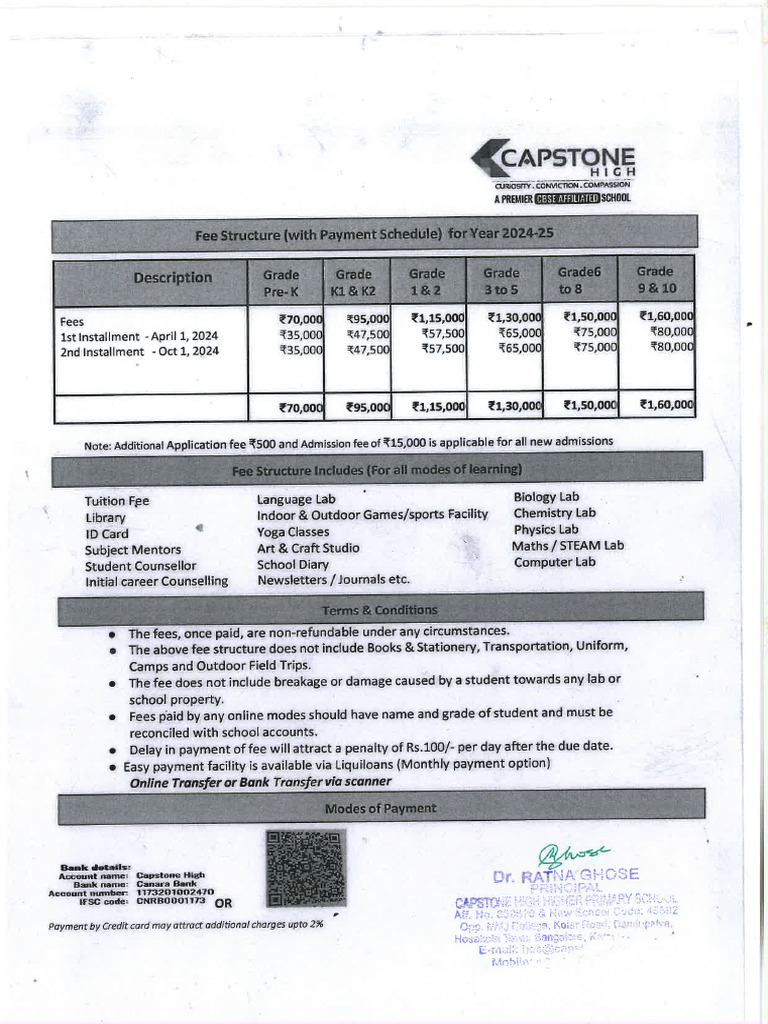Fee Structure | PDF