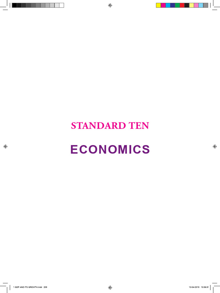 Samacheer Kalvi Class 10 Social Science Volume 1 - EM Economics | PDF ...