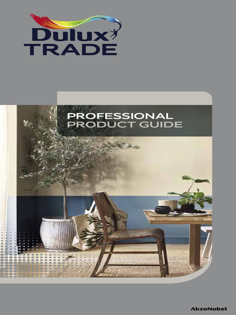 Dulux Trade Professional Products Guide | PDF | Paint | Volatile Organic Compound