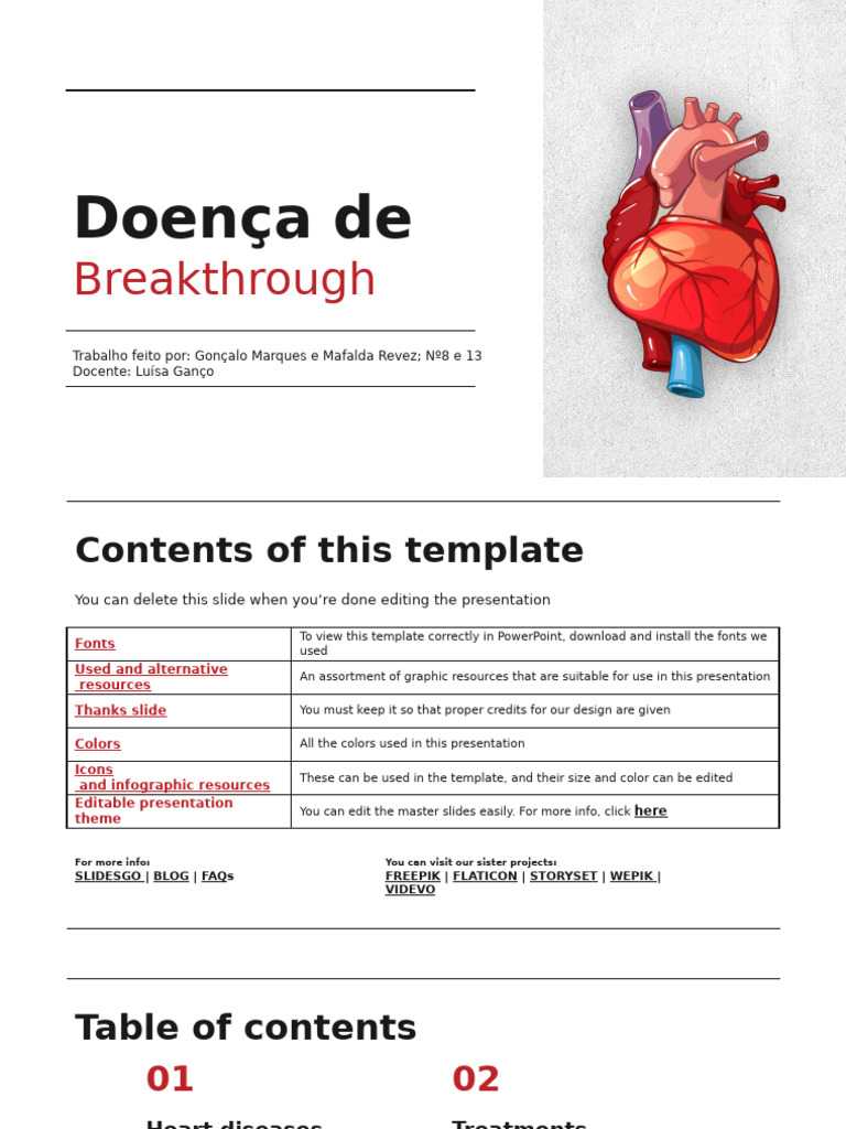 Treatment of Heart Diseases Breakthrough by Slidesgo | PDF | Planets ...