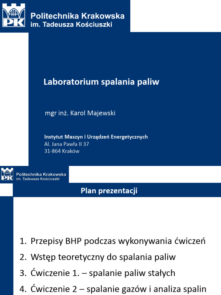 Spalanie paliw wprowadzenie | PDF