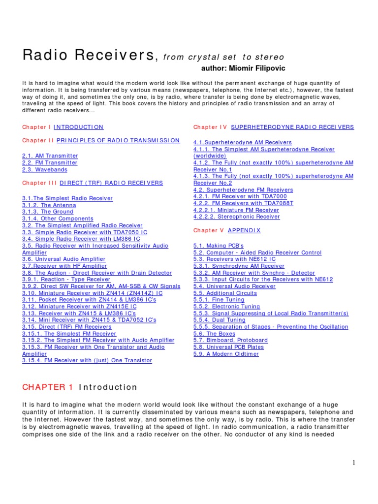 Radio Receivers | PDF