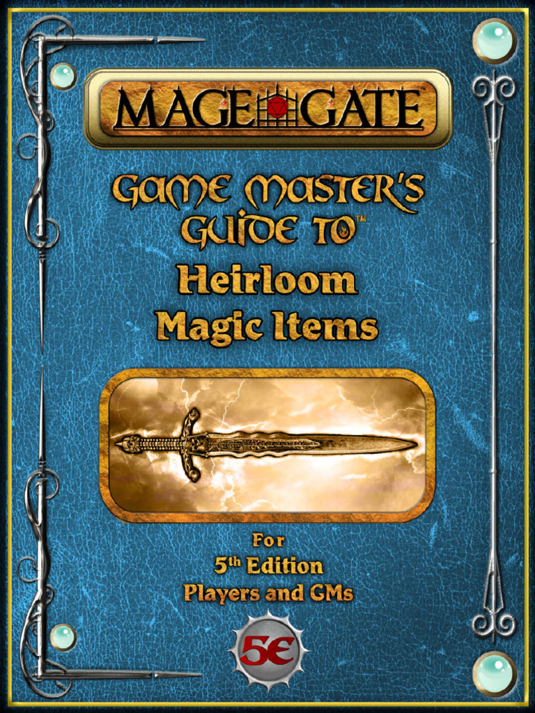 Game Master's Guide To Heirloom Magic Items | PDF | D20 System | Gary Gygax Games