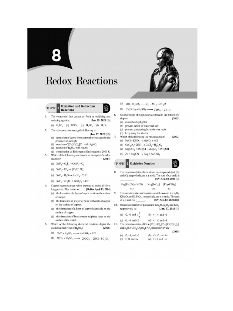 Chemistry Pyq Questions | PDF