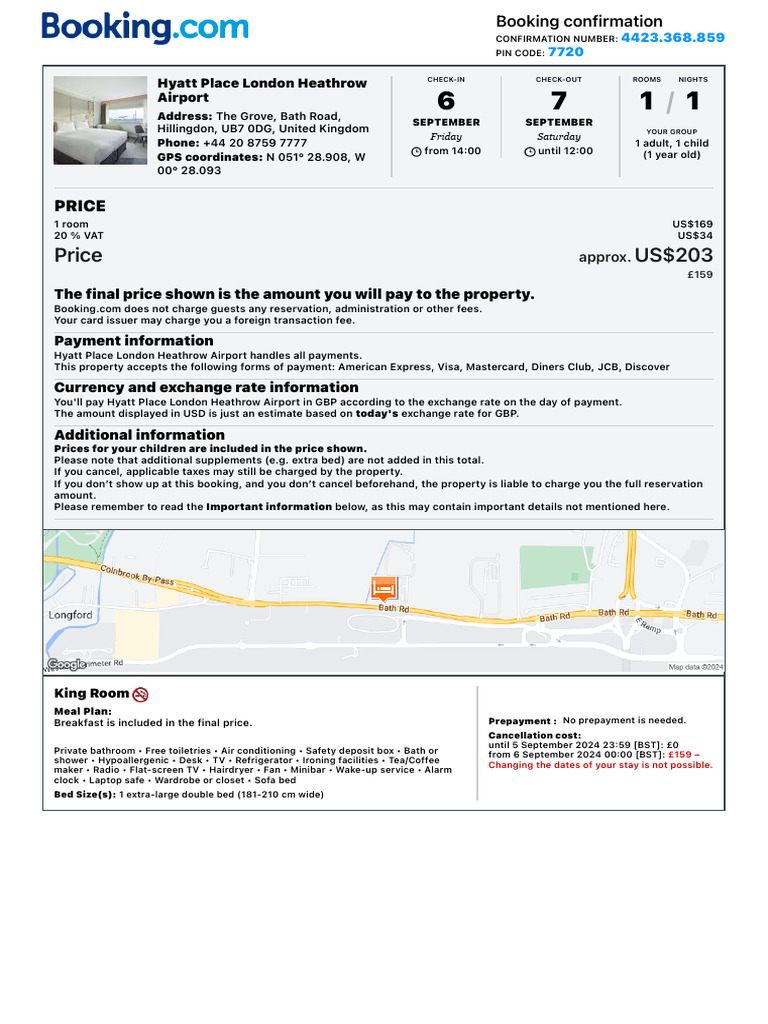 booking | PDF | Payments