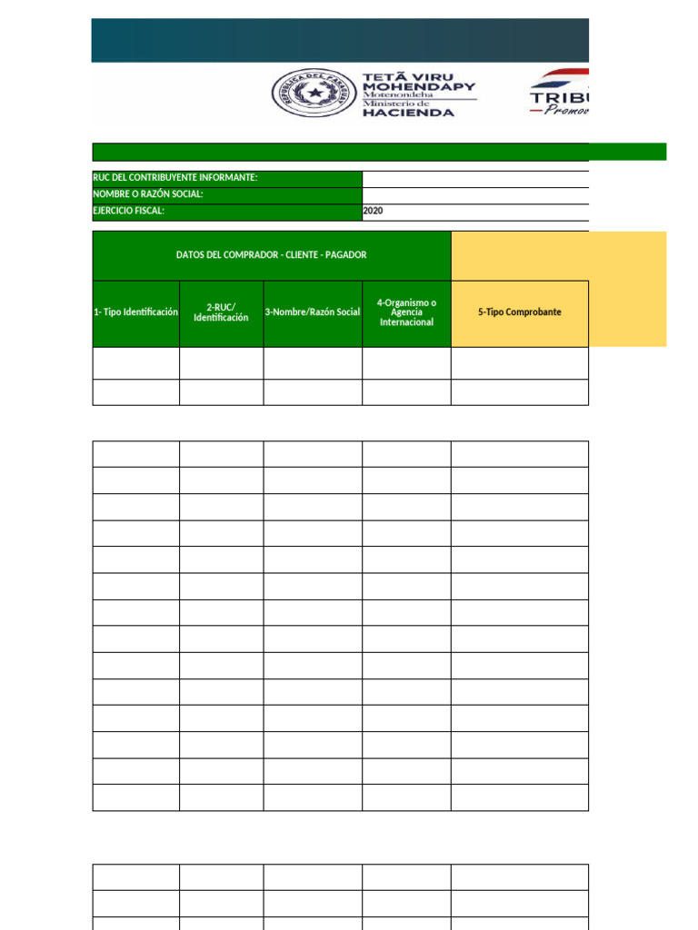 Modelo de Libro Ventas, Ingresos, Compras, Egresos Para Contribuyentes ...