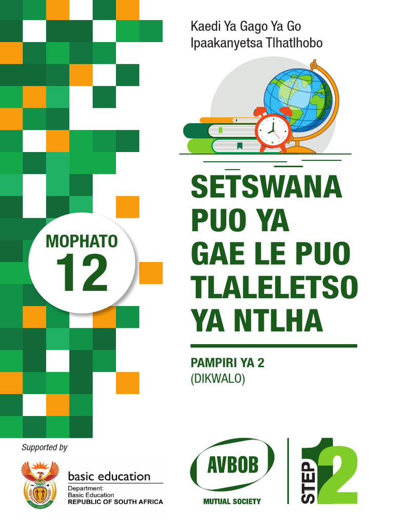 AVBOB STEP 12 Setswana Paper #2 Digital | PDF | Languages Of Africa