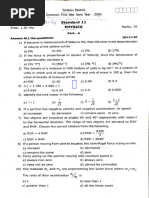 IIT Madras BS Degree Python Question Paper | PDF | Multiple Choice ...