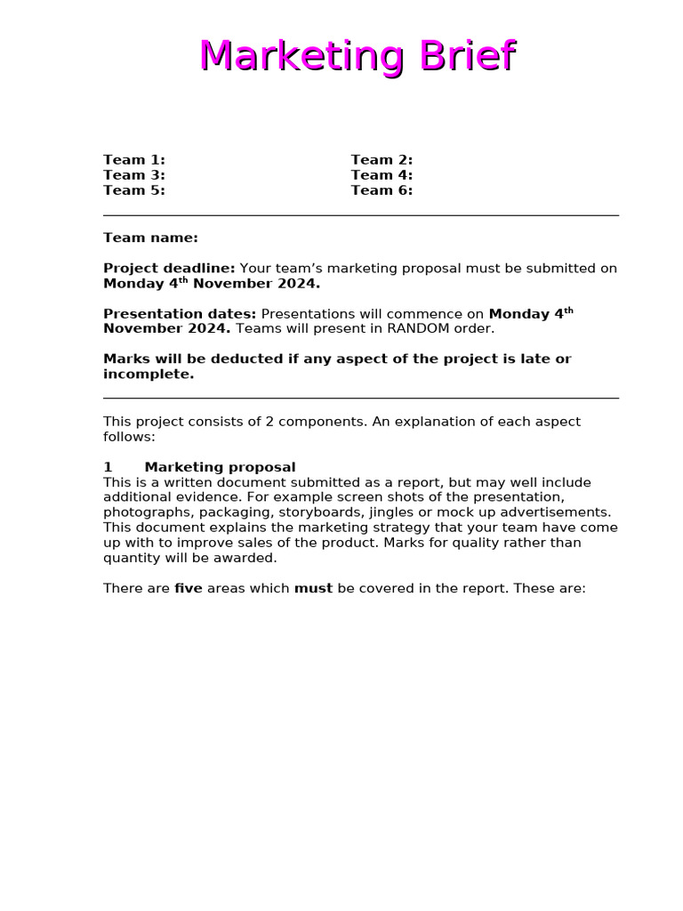 Smarties task 2022 | PDF | Marketing | Marketing Strategy