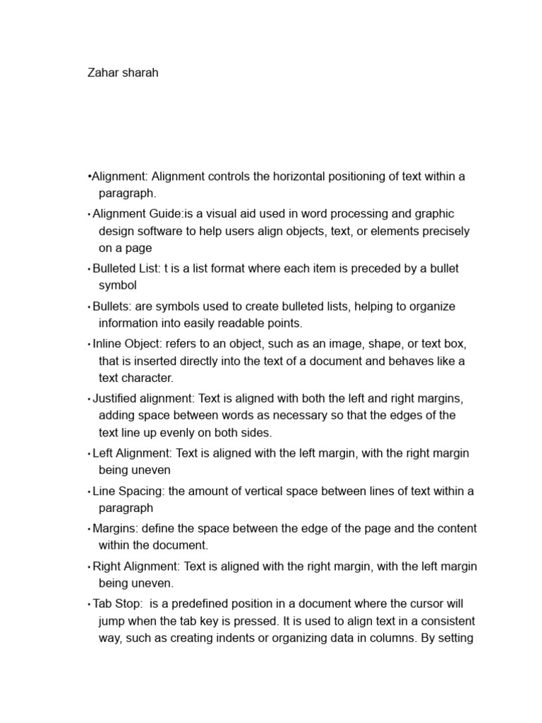 Terminology Assignment | PDF