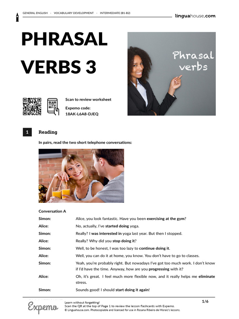 phrasal-verbs-3-british-english-student-ver2-bw | PDF | Linguistics