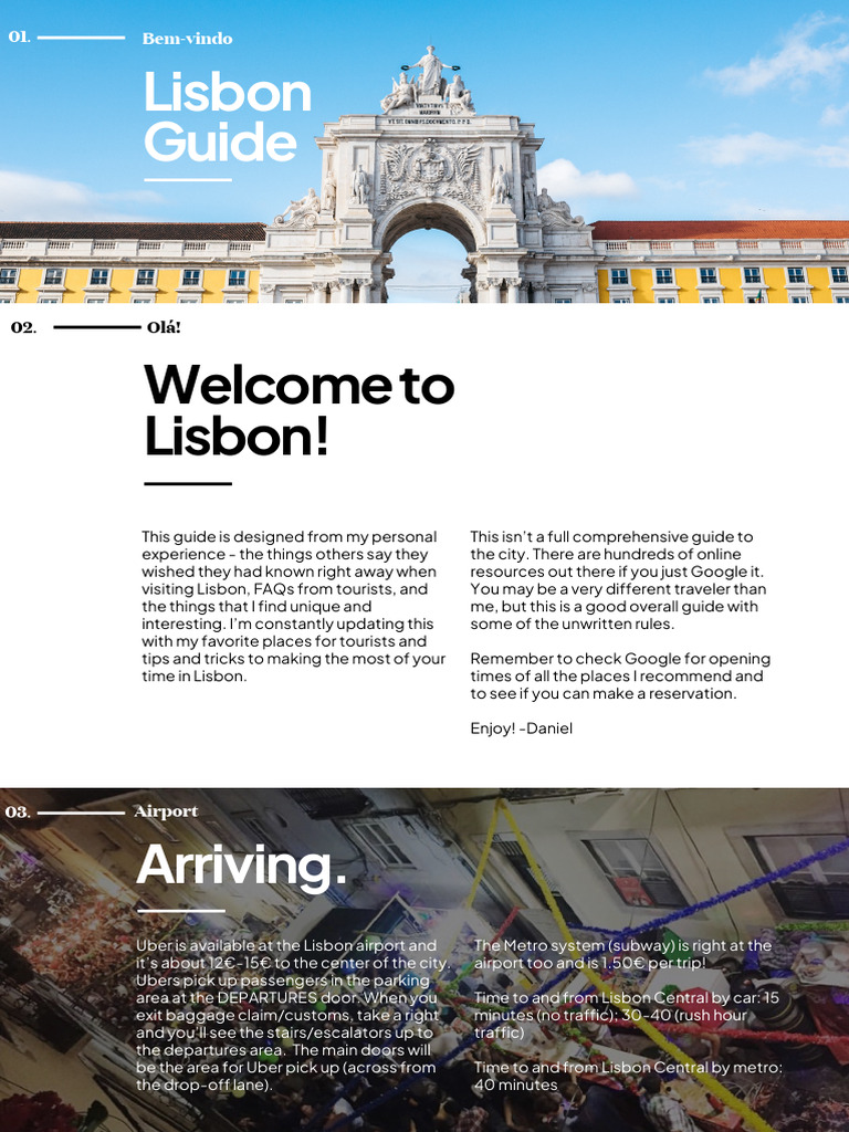 Lisbon Guide - SV3 | PDF | Lisbon