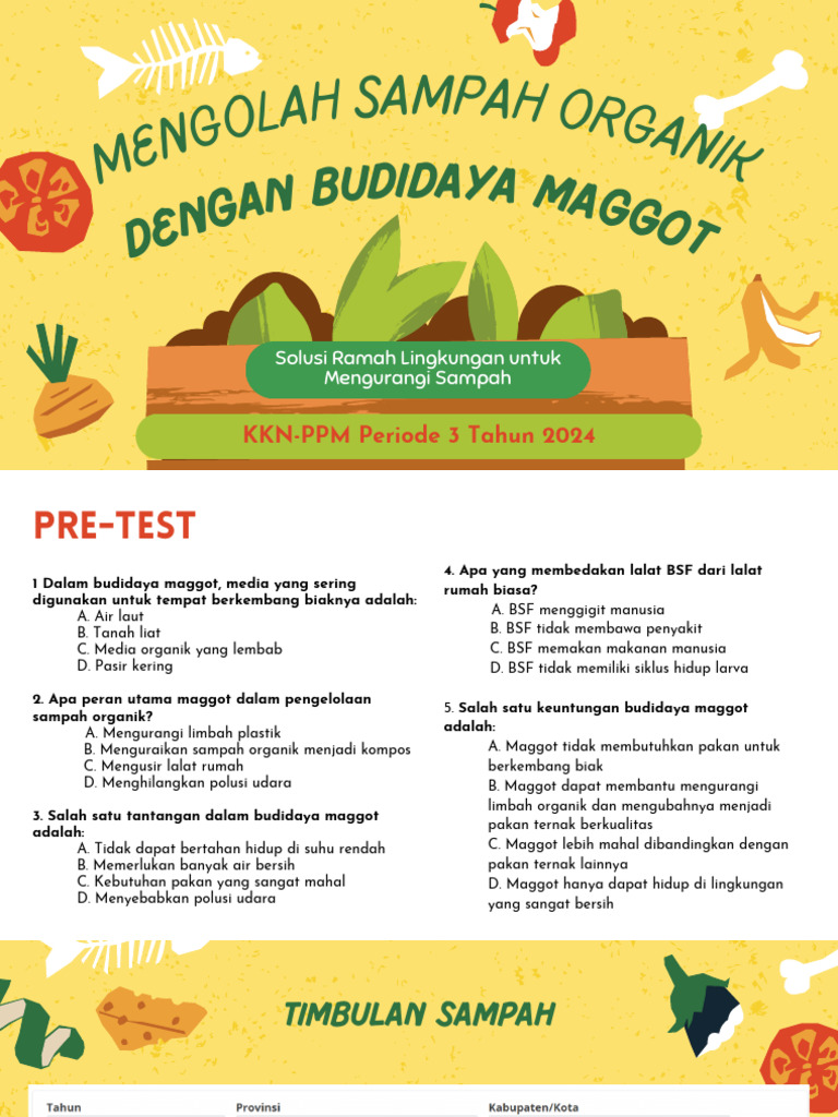 Budidaya Maggot untuk Pengelolaan Sampah | PDF
