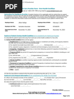 Healthcare Provider Request For Information (RFI) | PDF | Employment | Disability