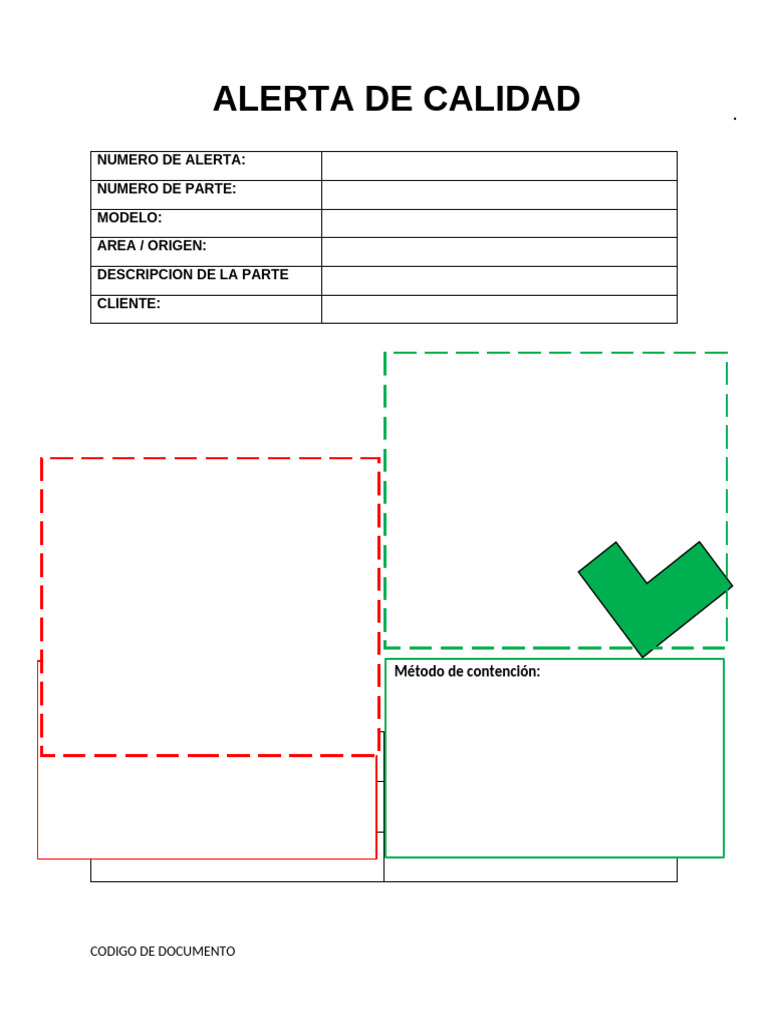 Alerta de Calidad | PDF