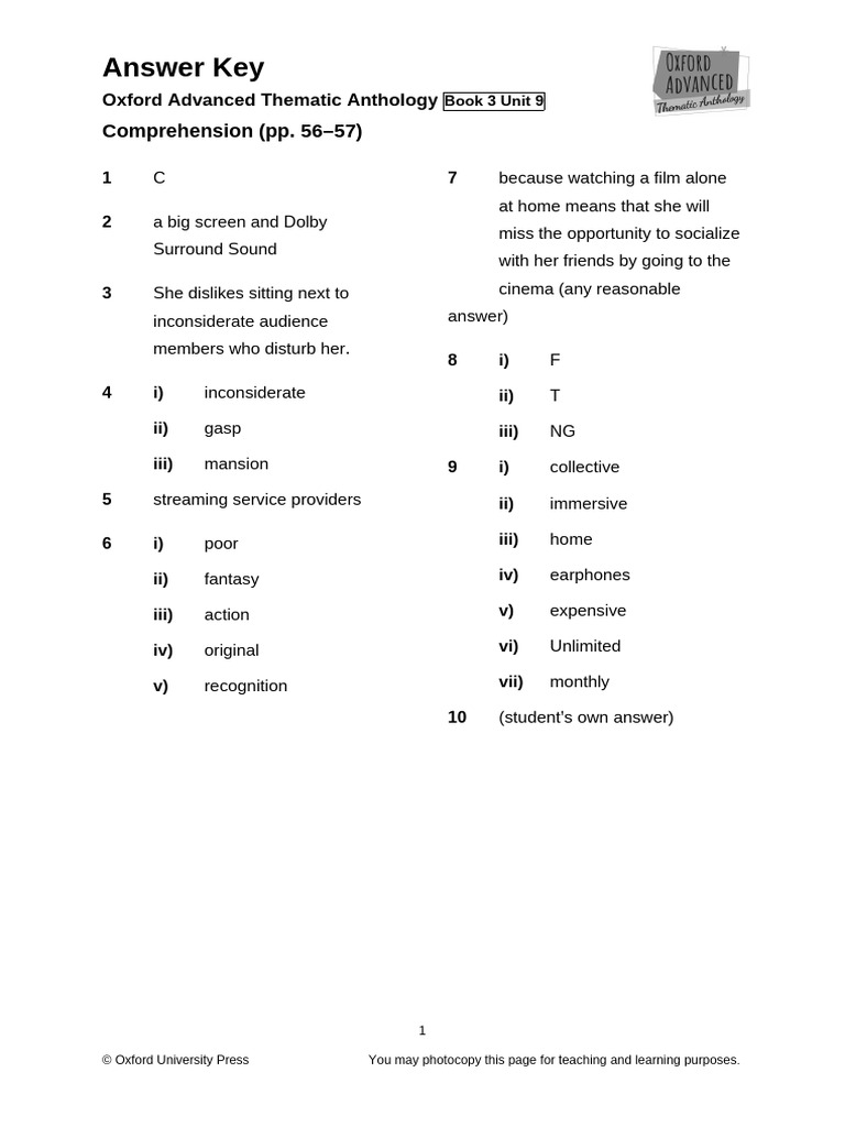 Oata Bk3u9 Ans | PDF