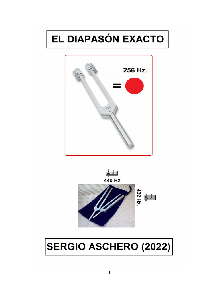 El Diapason Exacto | PDF | Oído | Intervalo (música)