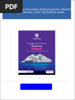 Cambridge Lower Secondary Science 0893 Curriculum Framework PDF | PDF