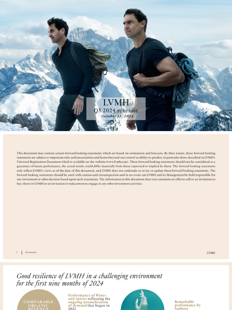 LVMH Q3 2024 | PDF