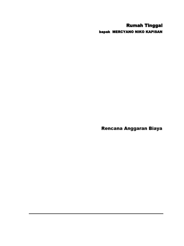 25. RAB Pekerjaan Kong Liong Musholla | PDF