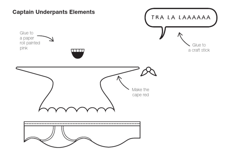Captain Underpants Template | PDF